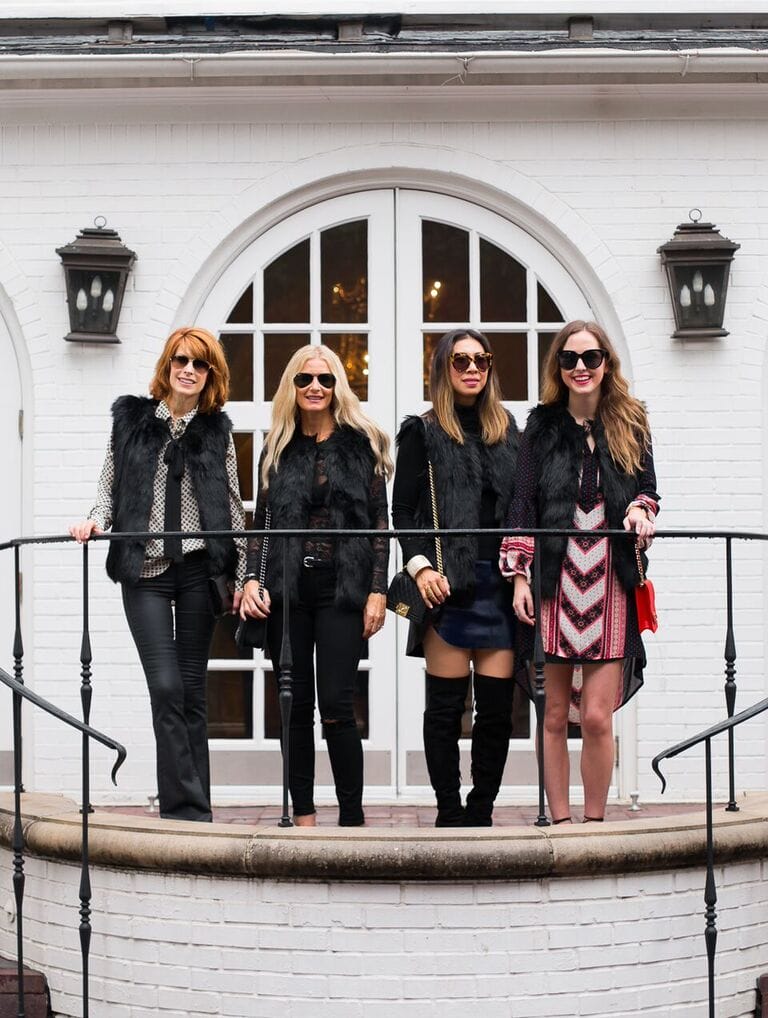 CHIC AT EVERY AGE// FUR VEST - The Middle Page