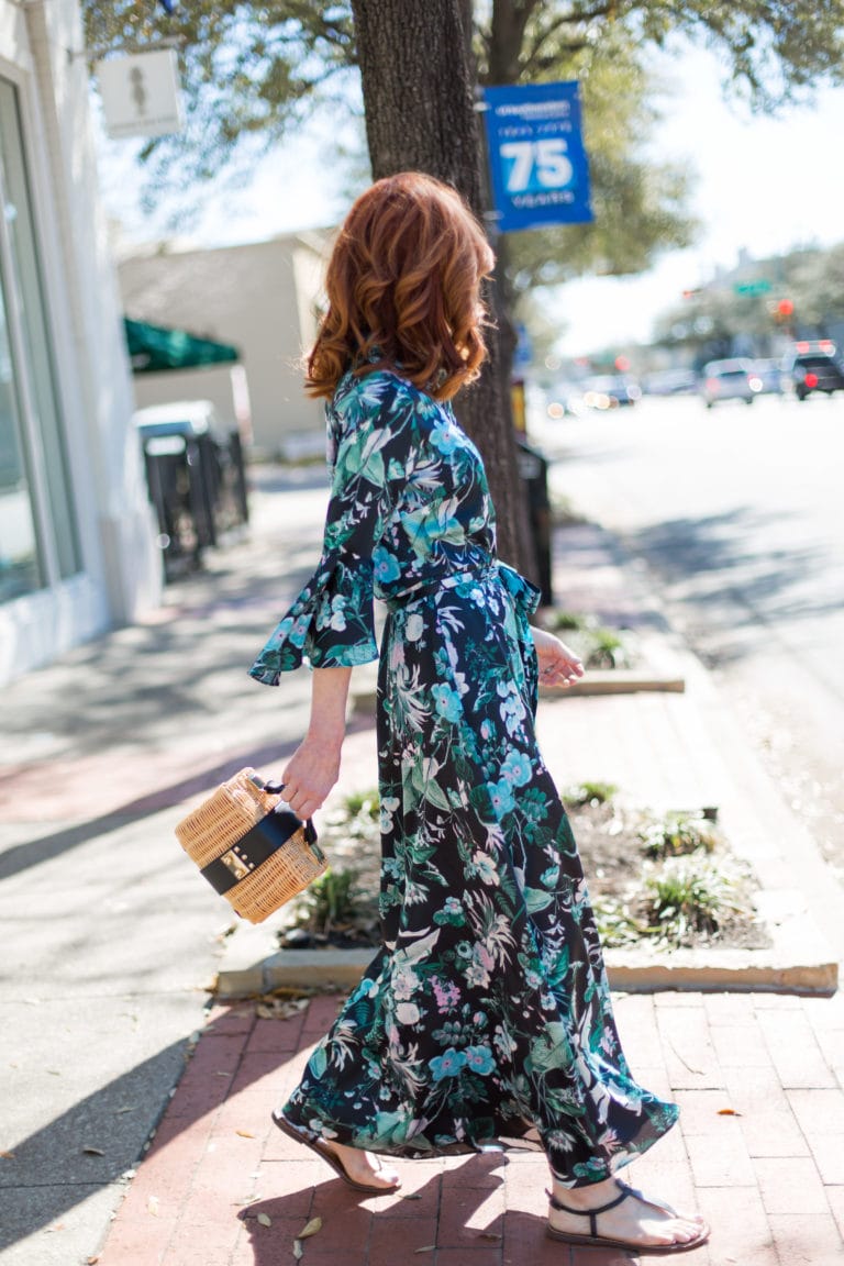 Botanical Print Dress on the blog today. This flutter