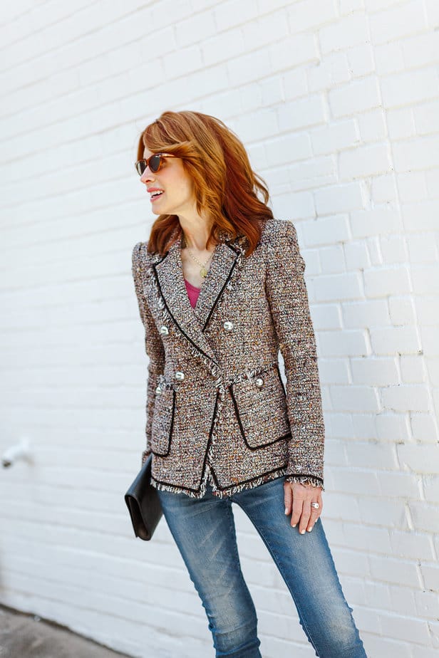 The Prettiest Fall Blazer On The Blog Today. I saw this