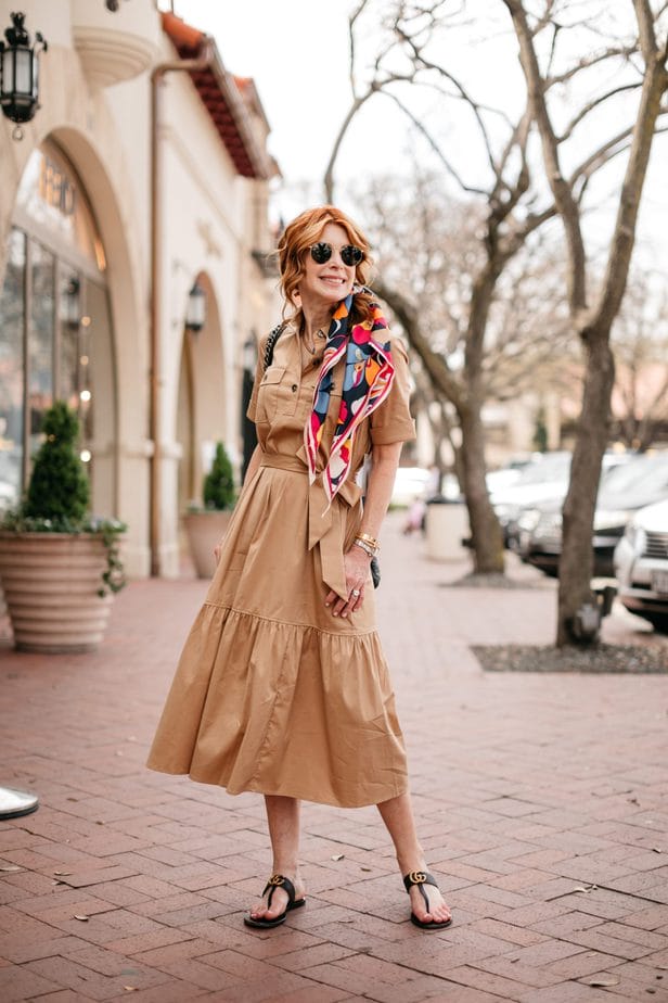 Safari-Style Dress An Easy Throw On And Go - The Middle Page