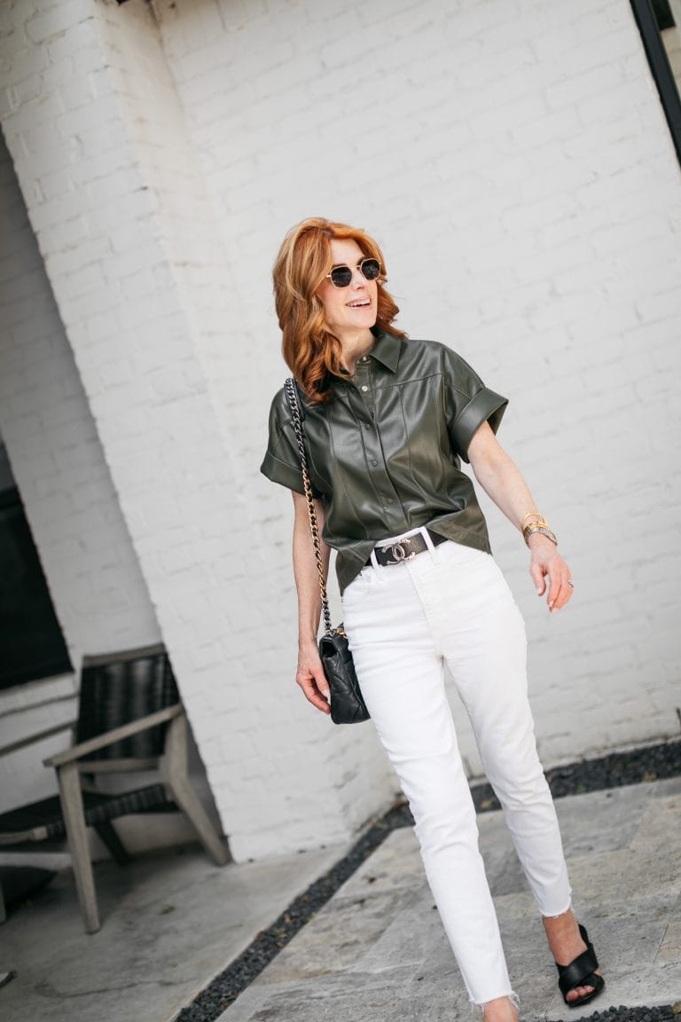 2 WAYS TO STYLE ONE OF FALL'S HOTTEST COLORS-OLIVE GREEN
