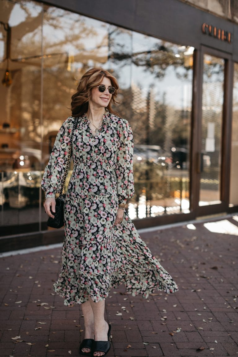 Sophisticated Floral Dress