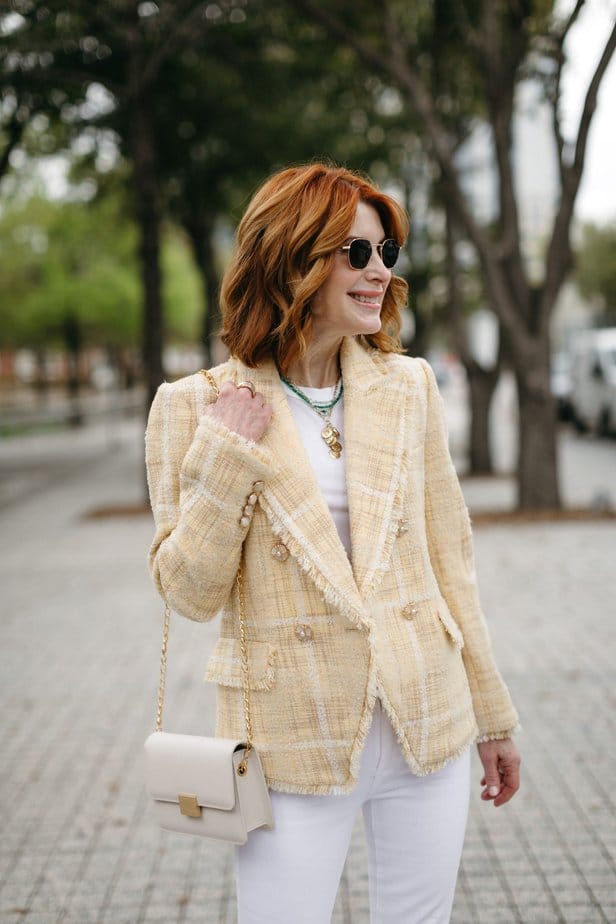 TWEED BLAZER FOR SPRING - The Middle Page
