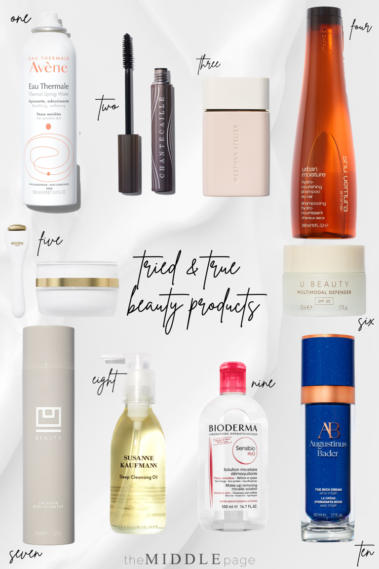 TRIED AND TRUE BEAUTY PRODUCTS - The Middle Page